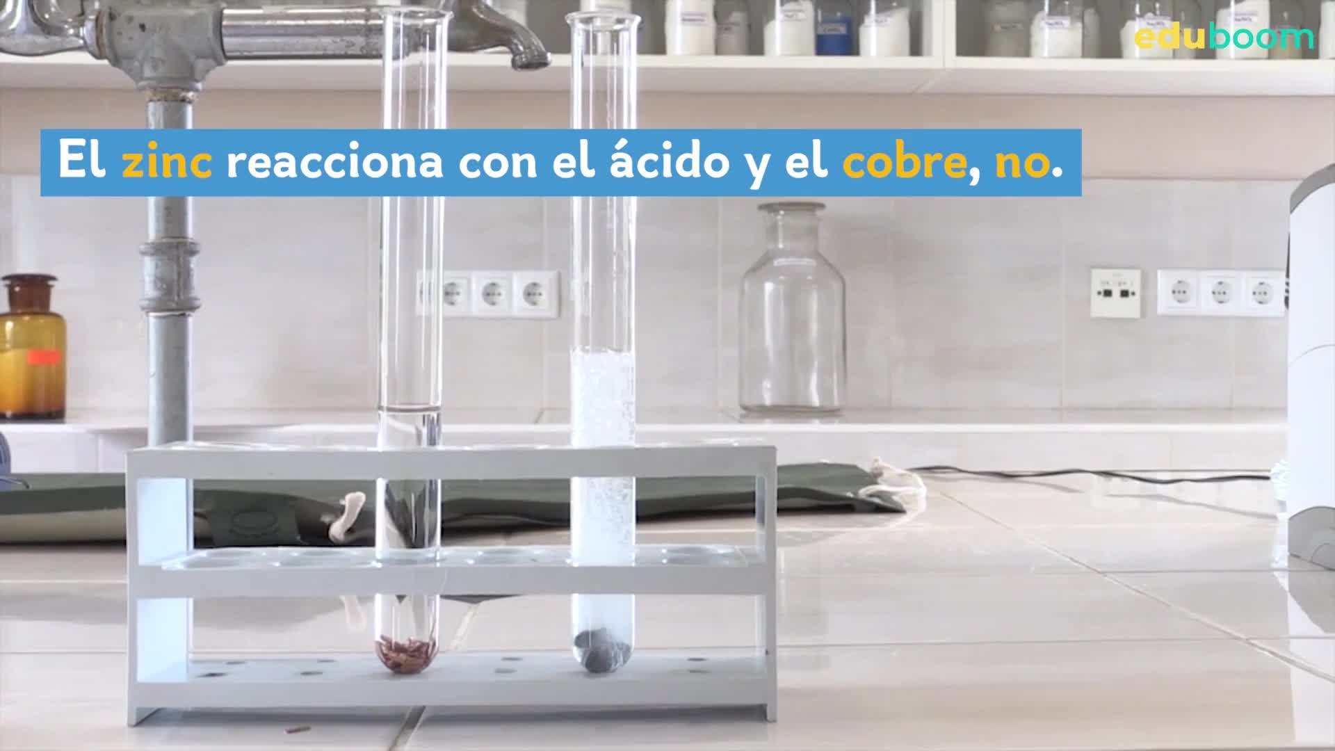 Interacción Del Cobre Y El Zinc Con El ácido Clorhídrico Física Y