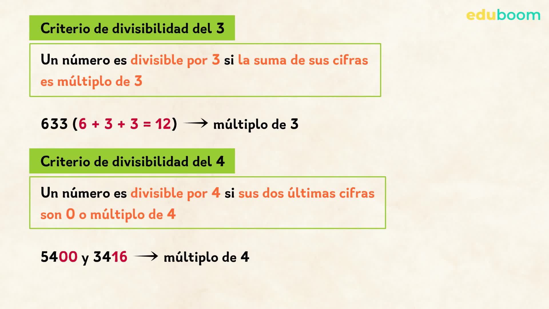 Múltiplos y divisores. Matemáticas 5º Primaria