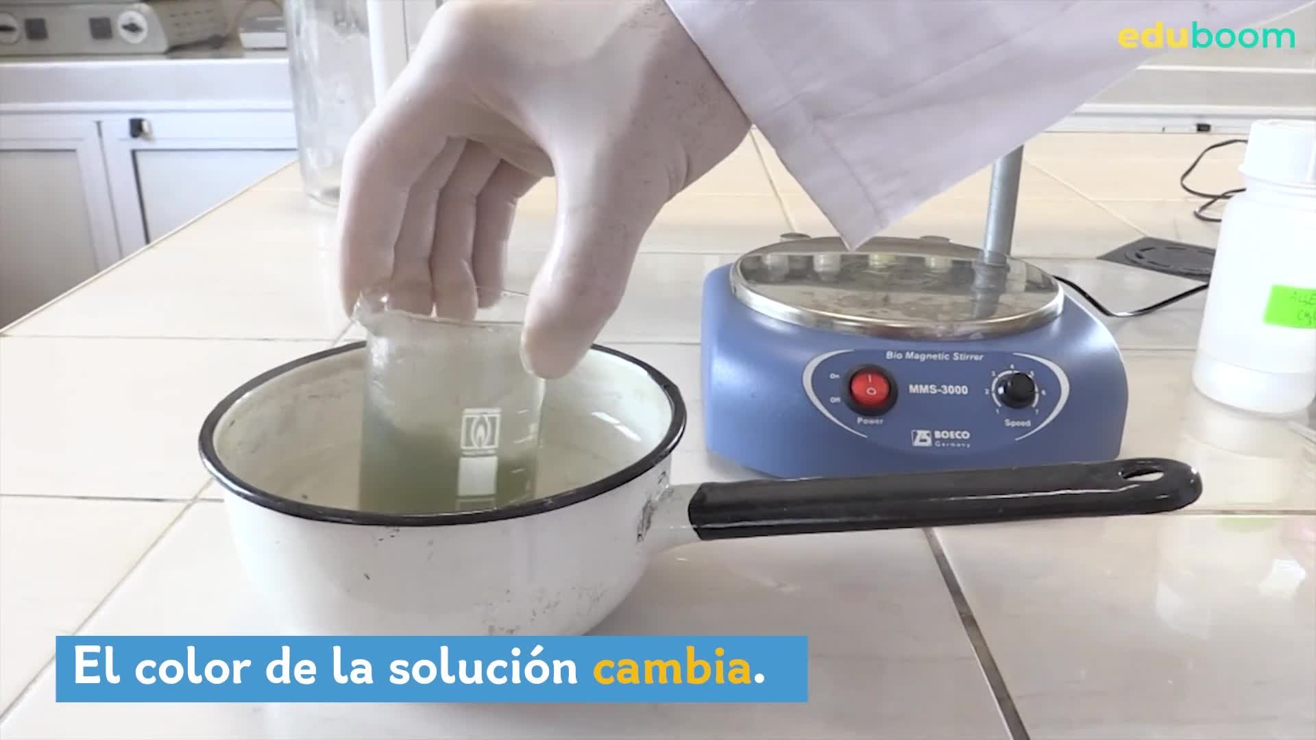 Oxidación de la acetona. Física y Química 3º secundaria