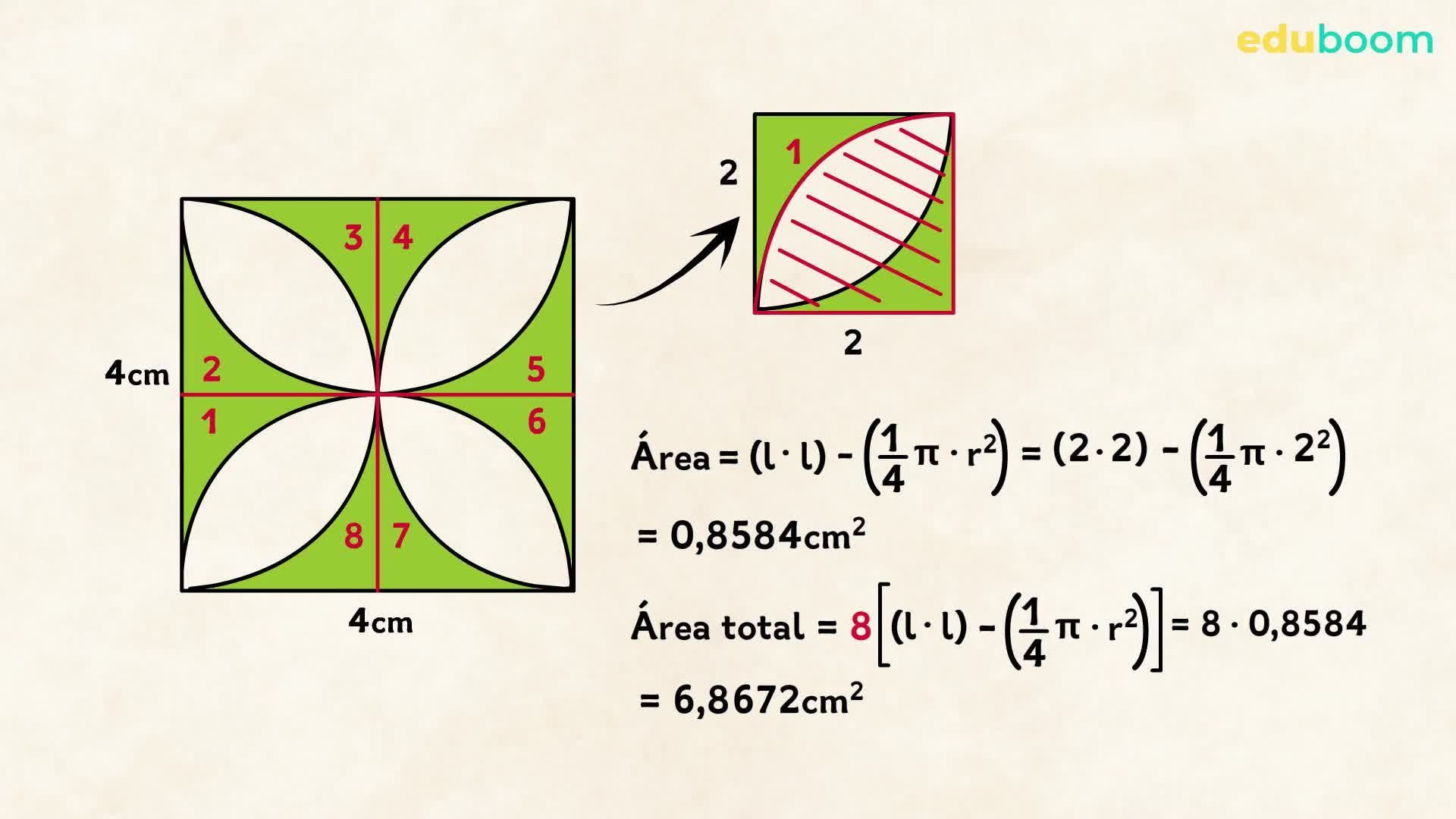 Áreas y perímetros. Parte 3. Figuras circulares. Matematicas 3º Secundaria