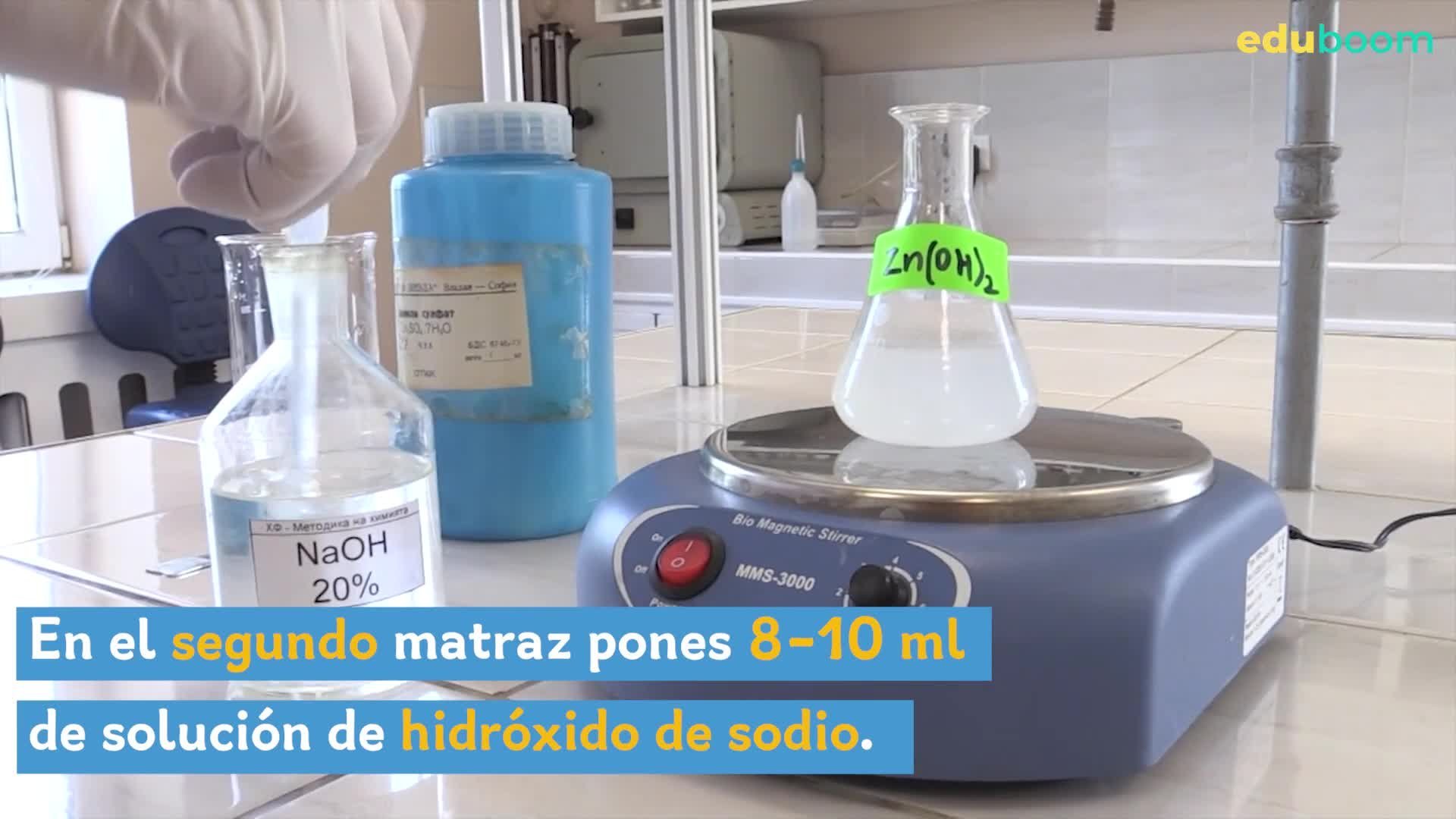 Obtención del hidróxido de zinc y estudio de sus propiedades. Física y ...