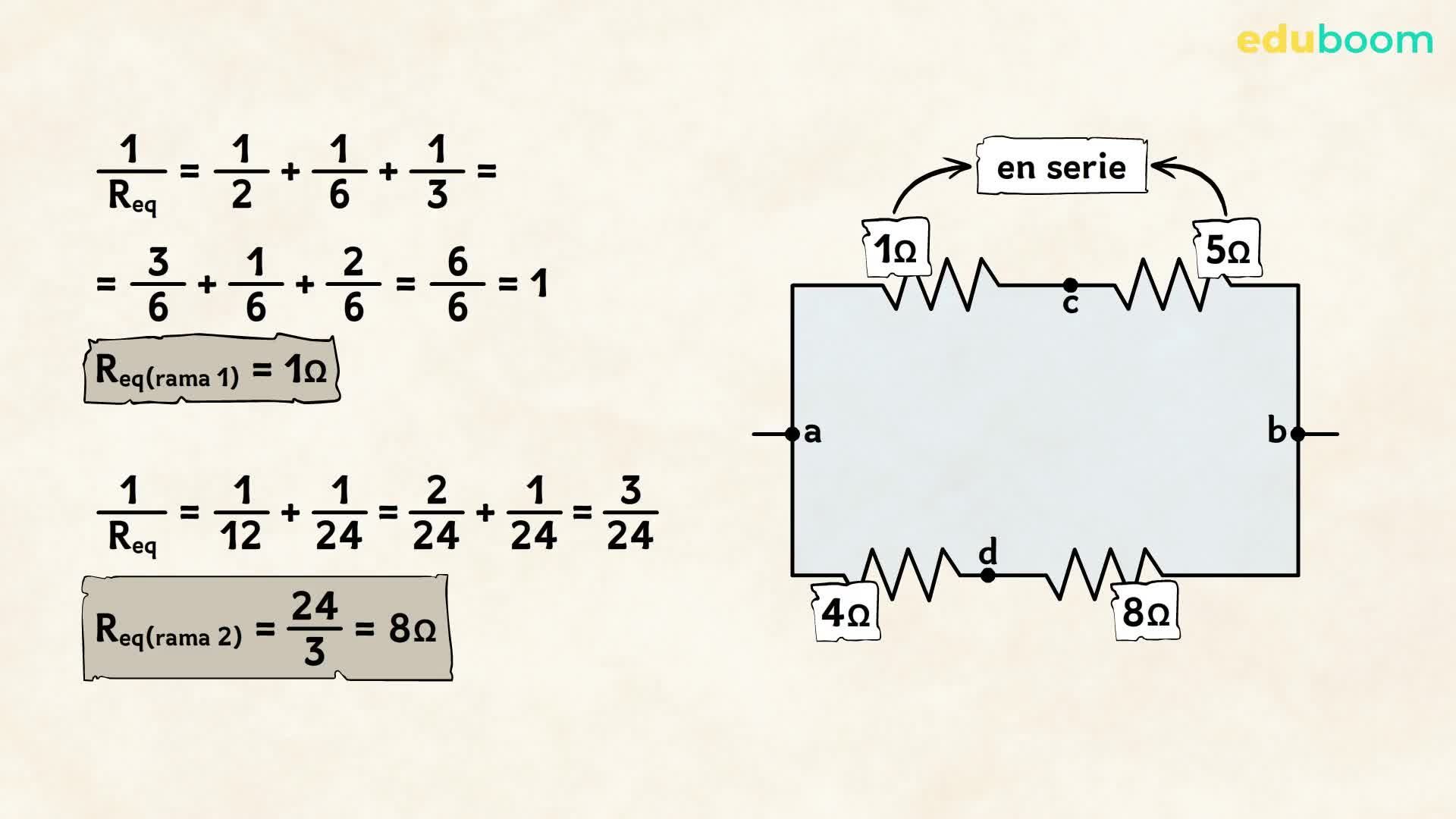Serie De Formulas De Resistencia Combinacion De Resistencias En Serie