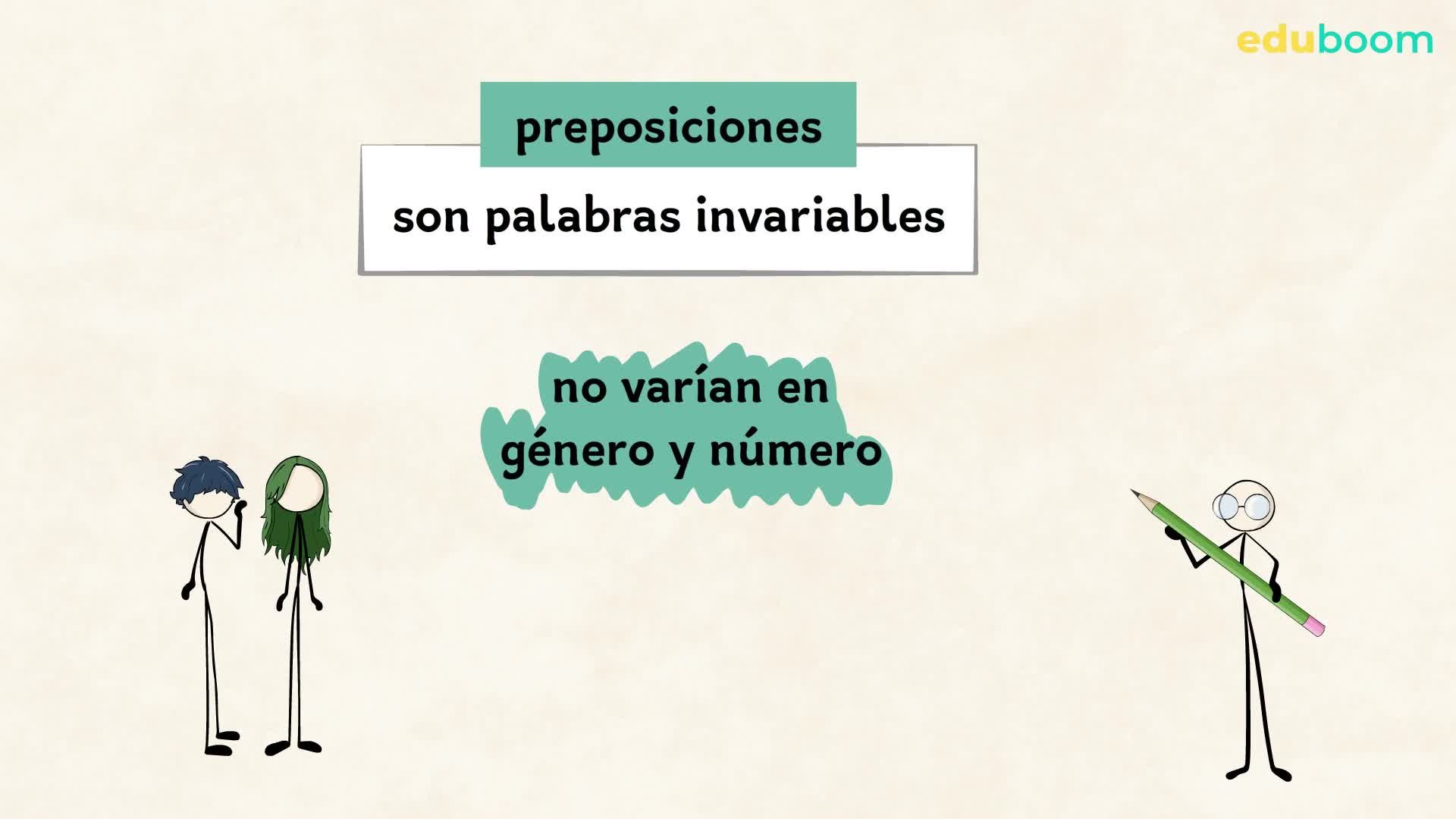 Las preposiciones. Lengua Castellana y Literatura 1 bachillerato