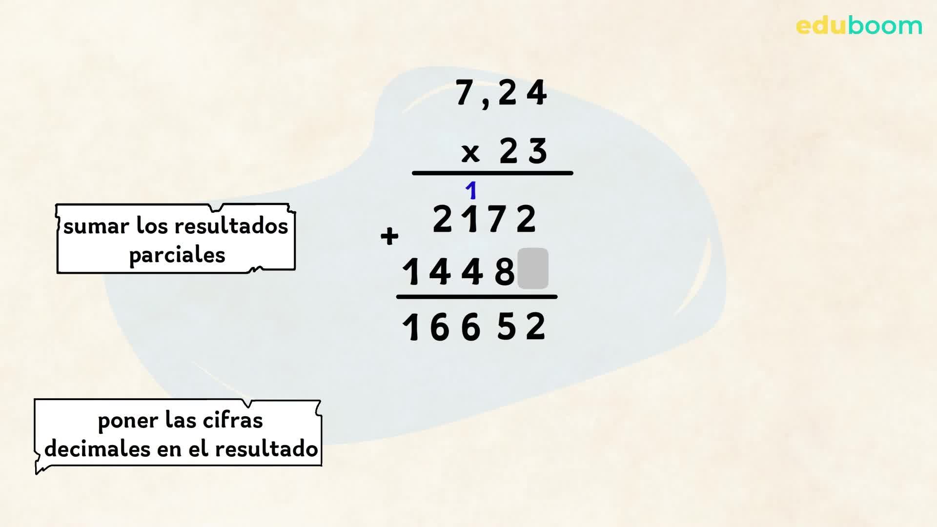 Prueba De Multiplicación De Decimales