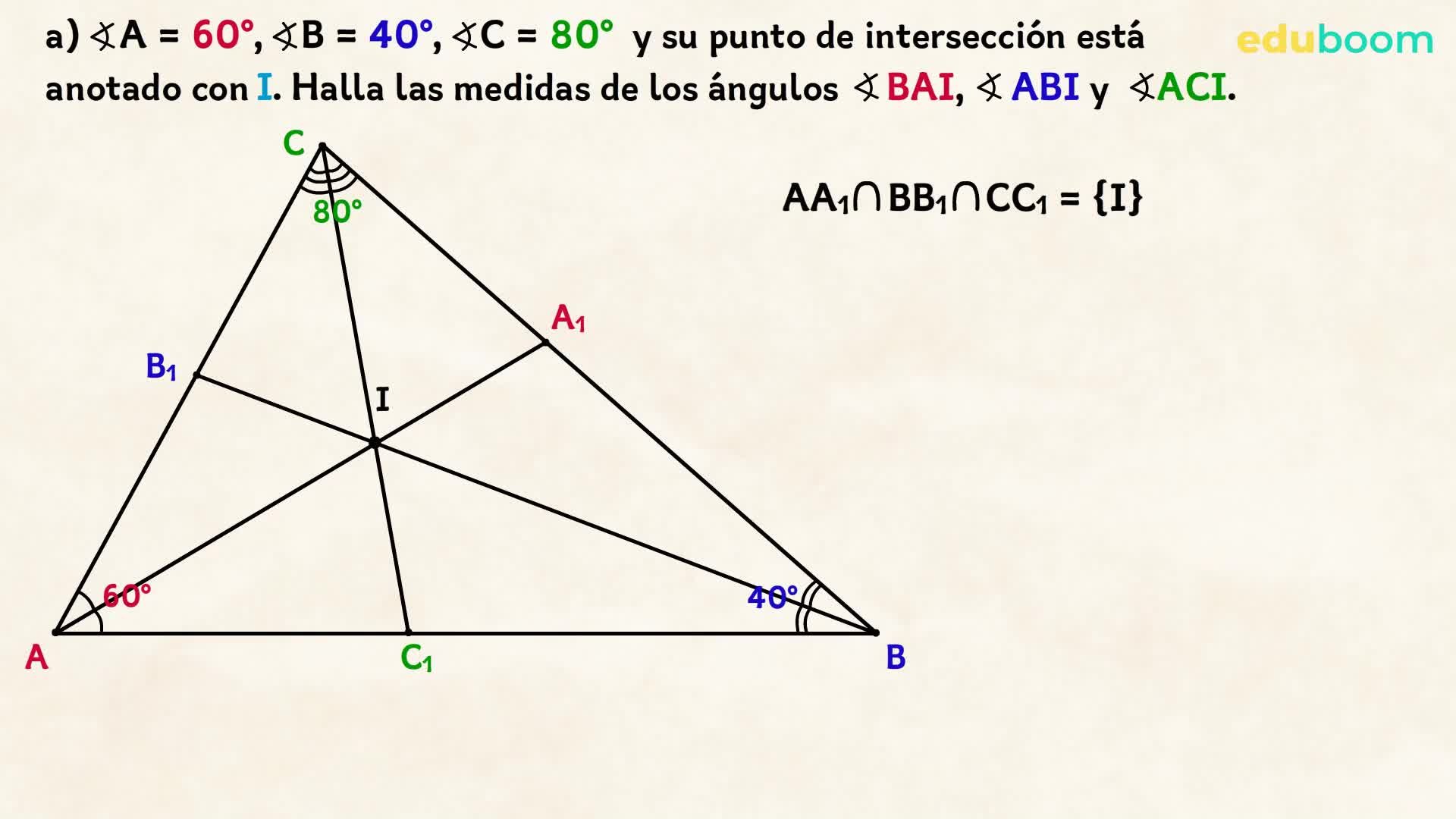 Lineas importantes en el triángulo. Parte 1. Matemáticas 3º de Secundaria
