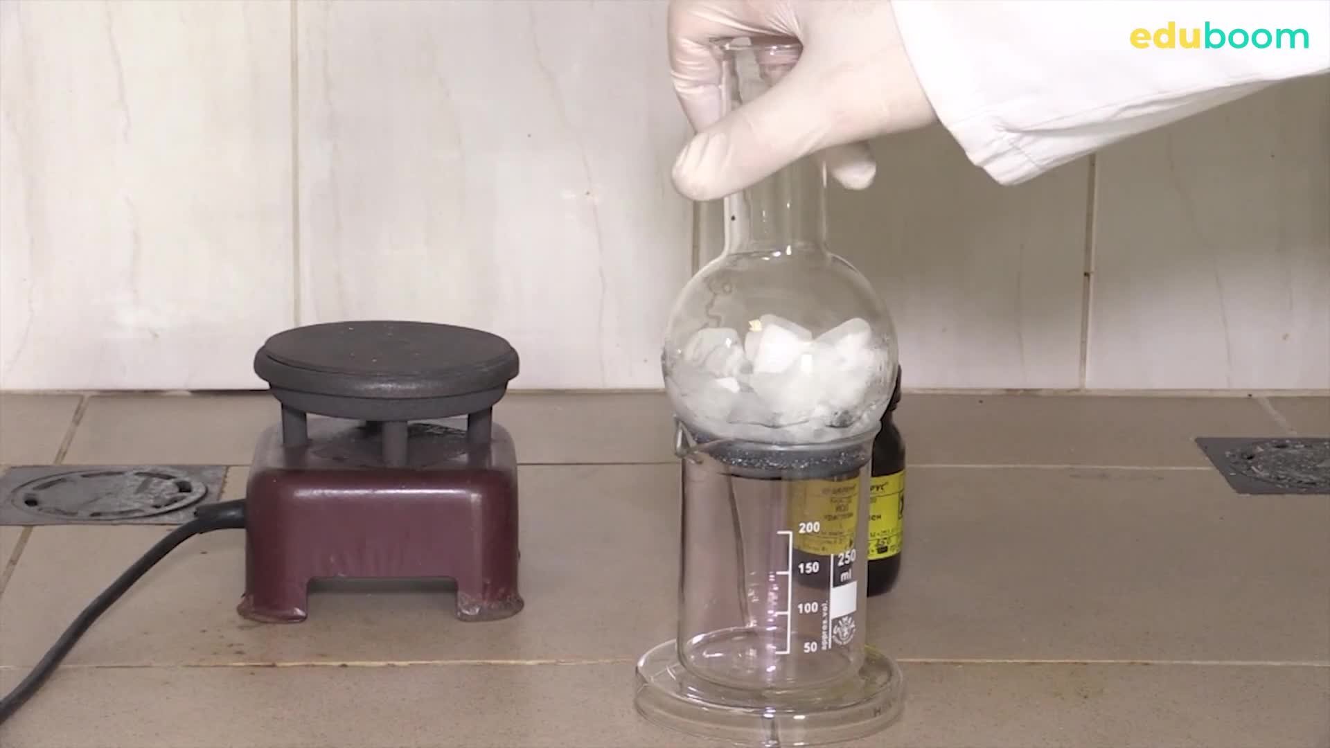 Sublimación del yodo. Física y Química 4º secundaria