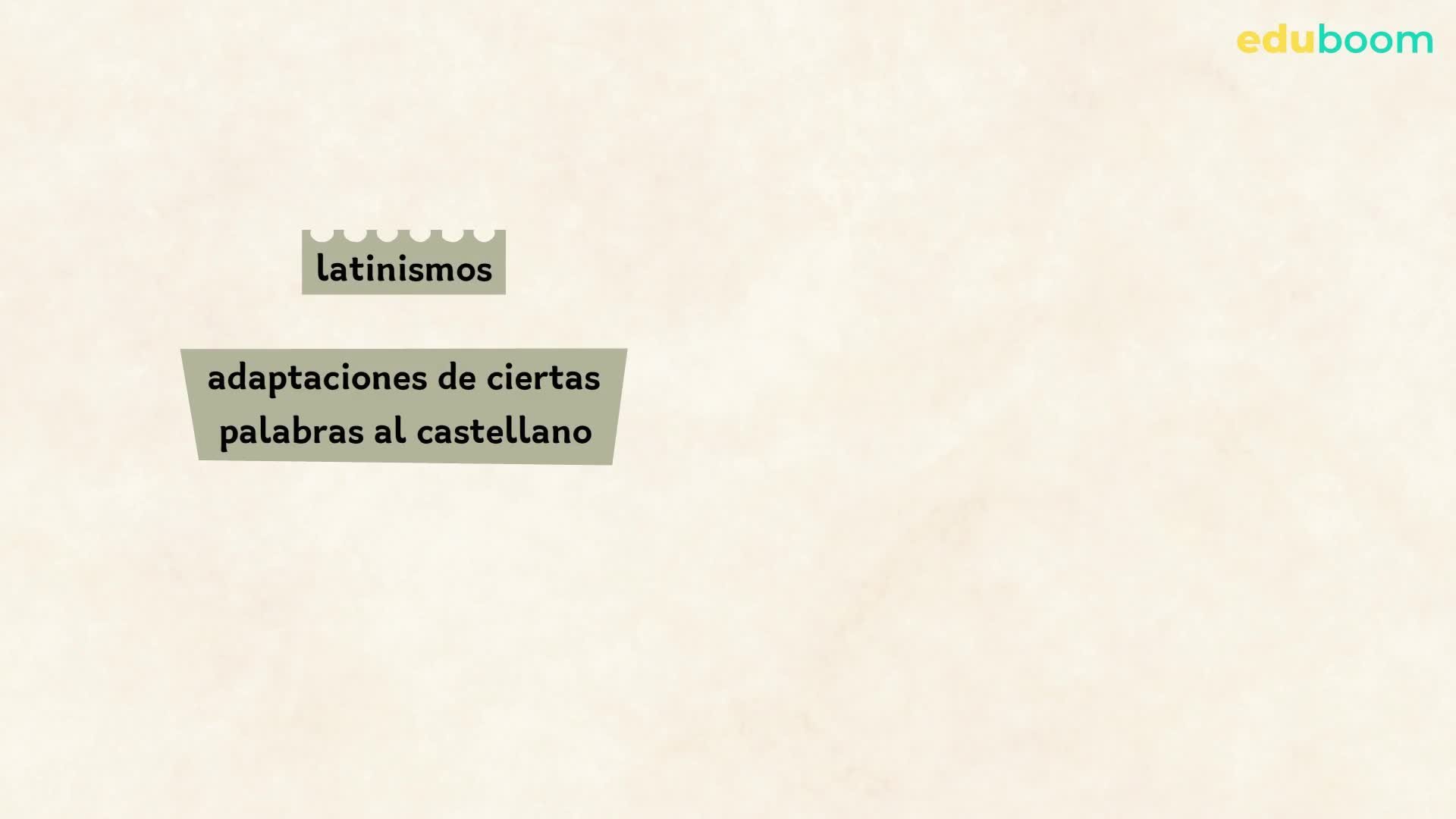 Pluralidad lingüística de España: Latinismos. Lengua Castellana y ...
