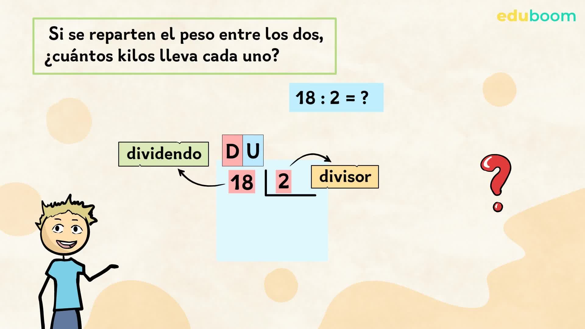 Problemas con divisiones. Matemáticas 3 primaria