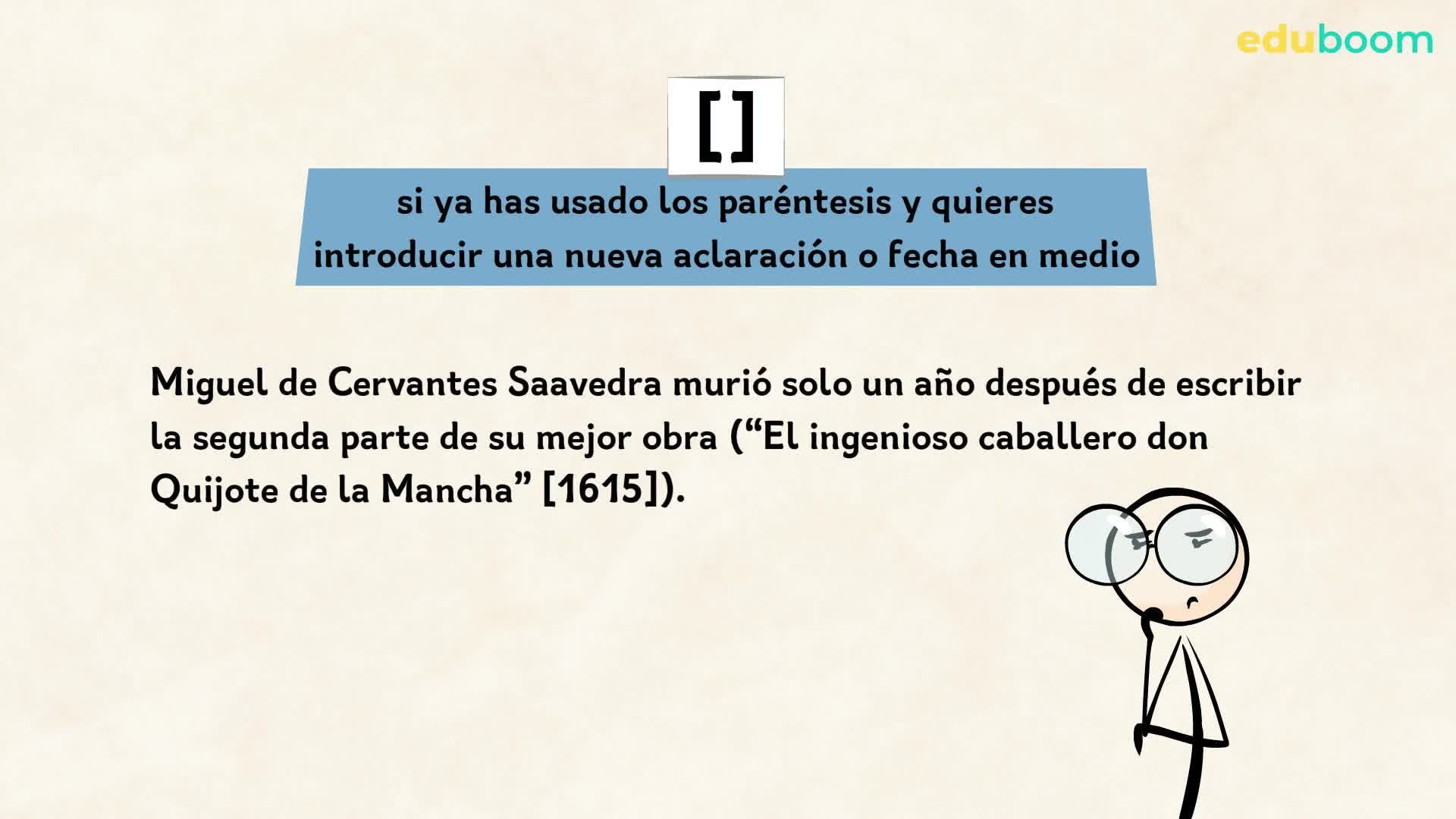 Dos puntos, paréntesis y corchetes. Lengua Castellana y Literatura 2º ...